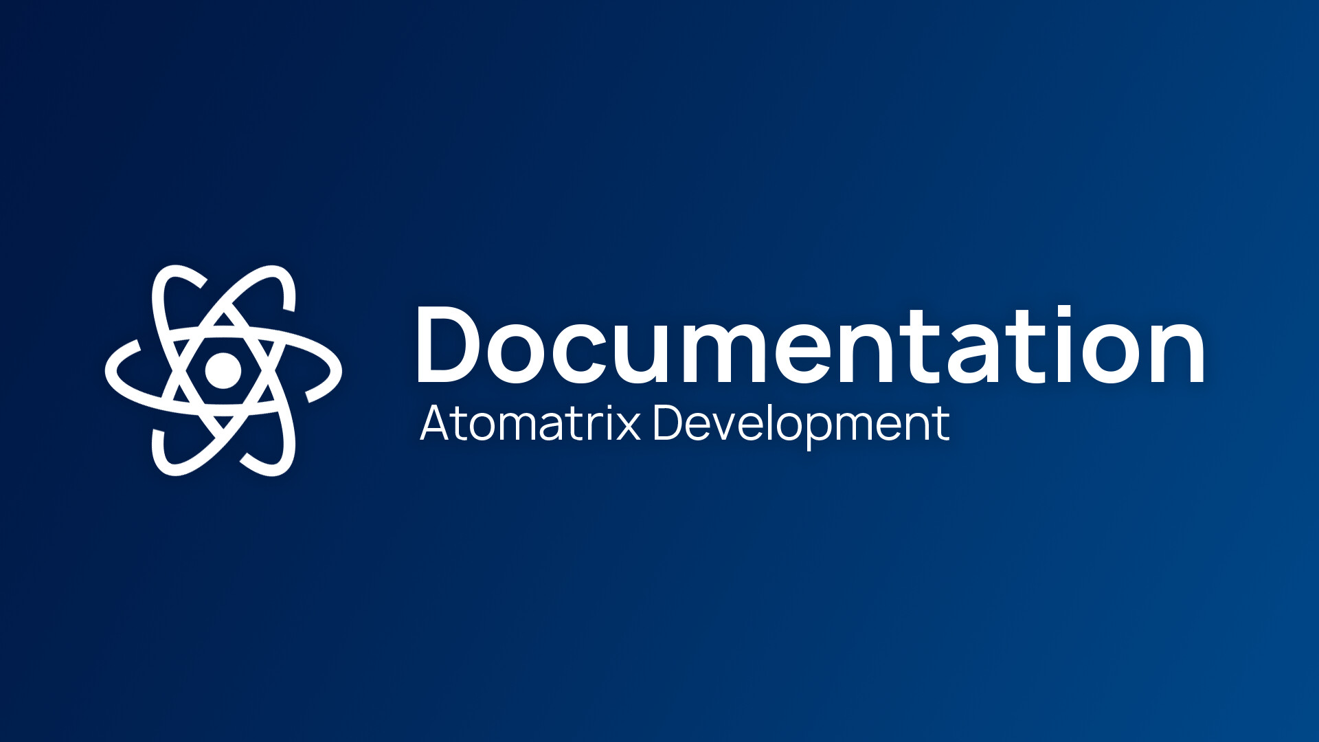 Installation | Atomatrix Documentation